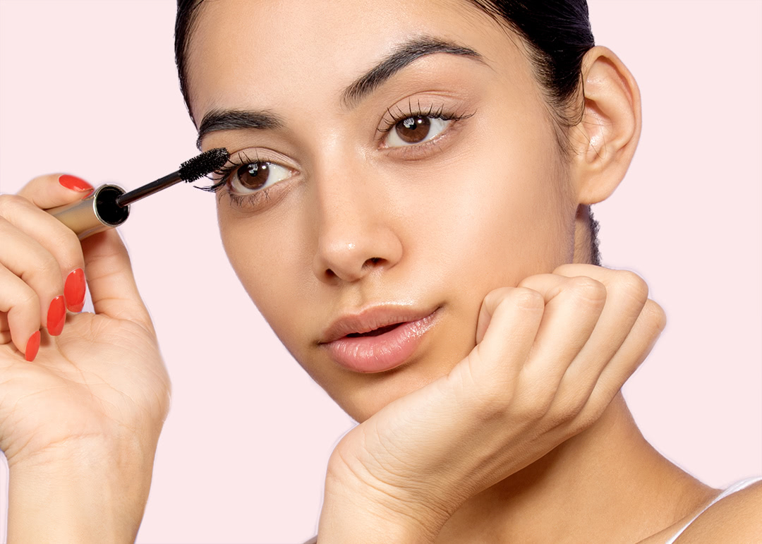 Blåt, grønt eller violet look? Farvet mascara